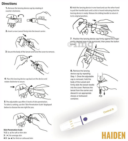 how to draw blood with a lancet