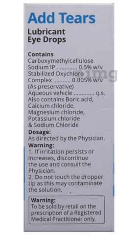 tear drops eye drops composition