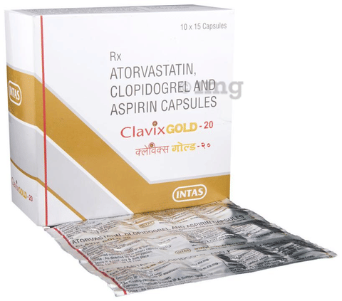 Buy Clavix Gold 20 Capsule Online: View Uses, Side Effects, Price ...