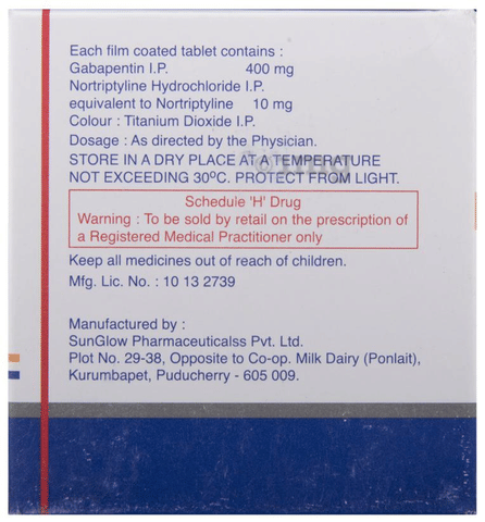 Buy Gabator NT 400mg/10mg Tablet Online: View Uses, Side Effects, Price ...