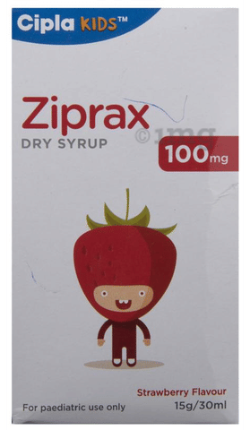 Buy Ziprax 100mg Dry Syrup Strawberry Online: View Uses, Side Effects ...