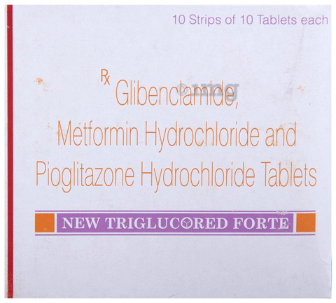 Buy New Triglucored Forte Tablet Online: View Uses, Side Effects, Price ...