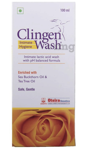 Clingen Women Intimate Hygiene Lactic Acid Wash with pH Balanced ...