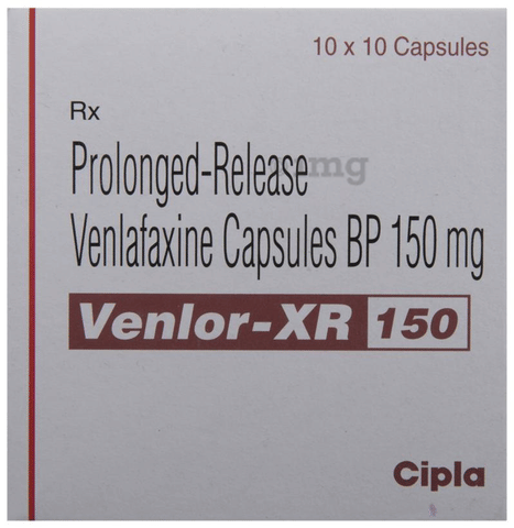 Buy Venlor-XR 150 Capsule Online: View Uses, Side Effects, Price ...