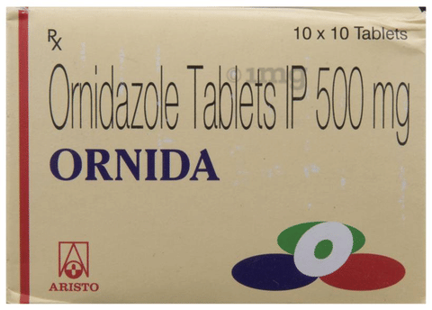 Buy Ornida 500mg Tablet Online: View Uses, Side Effects, Price ...