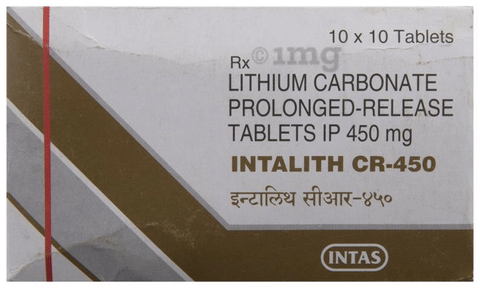 Buy Intalith CR 450 Tablet Online: View Uses, Side Effects, Price ...