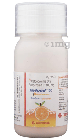 Buy Kefpod 100 Suspension Orange Online: View Uses, Side Effects, Price ...