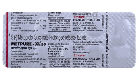 Buy Metpure -XL 50 Tablet Online: View Uses, Side Effects, Price ...