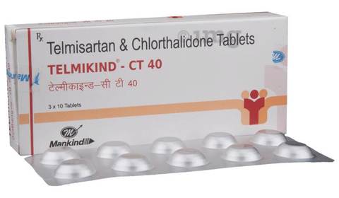 Buy Telmikind-CT 40 Tablet Online: View Uses, Side Effects, Price ...