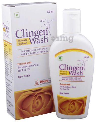 Clingen Women Intimate Hygiene Lactic Acid Wash with pH Balanced ...