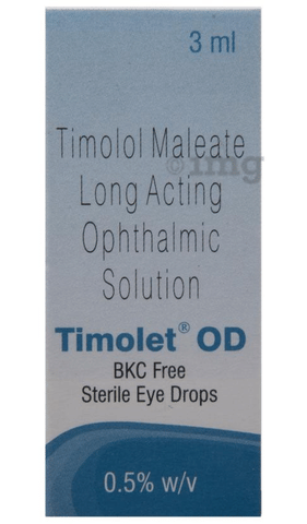 Buy Timolet OD BKC free Eye Drop Online: View Uses, Side Effects, Price ...