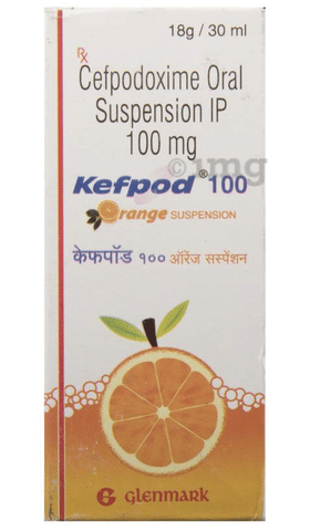 Buy Kefpod 100 Suspension Orange Online: View Uses, Side Effects, Price ...