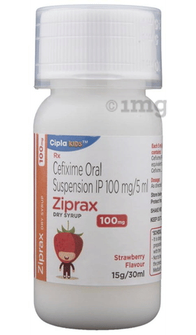 Buy Ziprax 100mg Dry Syrup Strawberry Online: View Uses, Side Effects ...