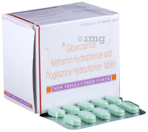 Buy New Triglucored Forte Tablet Online: View Uses, Side Effects, Price ...