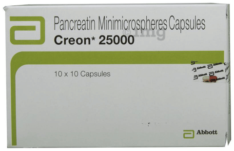 Buy Creon 25000 Capsule Online: View Uses, Side Effects, Price ...