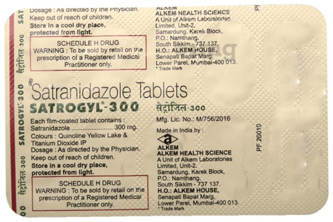 Buy Satrogyl 300 Tablet Online: View Uses, Side Effects, Price ...
