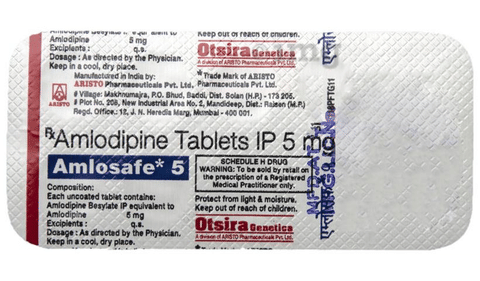 Buy Amlosafe 5 Tablet Online: View Uses, Side Effects, Price ...