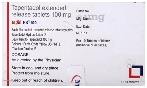 Buy Tapal-ER 100 Tablet Online: View Uses, Side Effects, Price ...