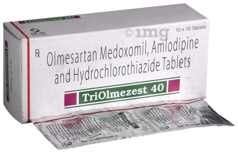 Buy TRIolmezest 40 Tablet Online: View Uses, Side Effects, Price ...