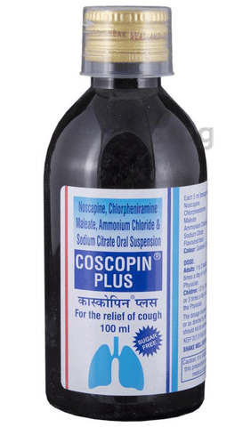 Buy Coscopin Plus Oral Suspension Online: View Uses, Side Effects ...