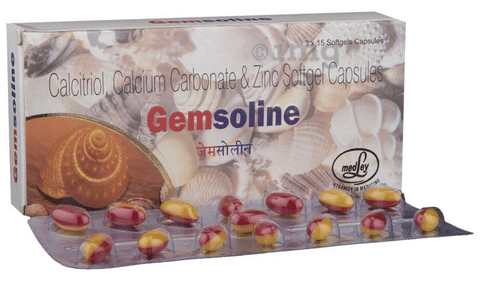 Buy Gemsoline Soft Gelatin Capsule from Medley for Bone, Joint and ...