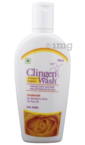 Clingen Women Intimate Hygiene Lactic Acid Wash with pH Balanced ...
