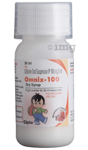 Buy Omnix 100 Dry Syrup Strawberry Online: View Uses, Side Effects ...