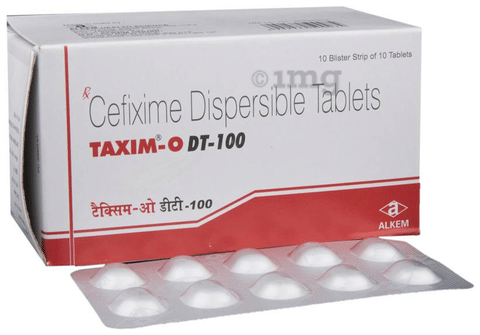 Buy Taxim-O DT 100 Tablet Online: View Uses, Side Effects, Price ...