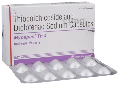 Buy Myospas TH 4 Capsule Online: View Uses, Side Effects, Price ...