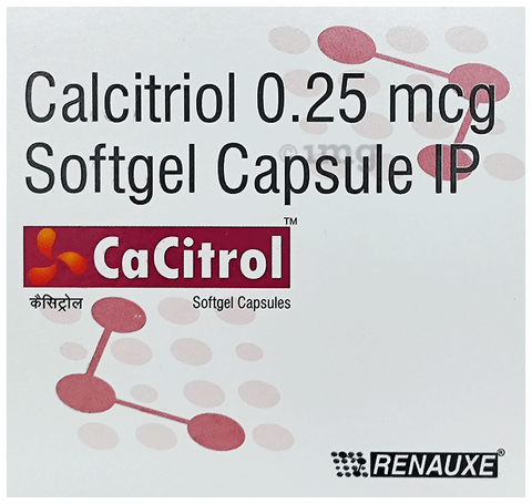 Buy Cacitrol 0.25mcg Capsule Online: View Uses, Side Effects, Price ...