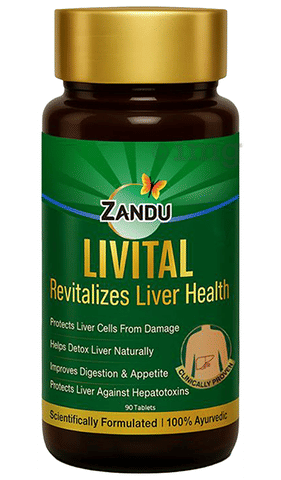 Zandu Livital Liver Tablet | Clinically Proven for Liver Detox & Health ...
