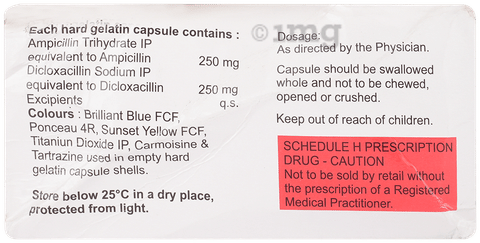 Buy Broadiclox Novo 500 mg Capsule Online: View Uses, Side Effects ...