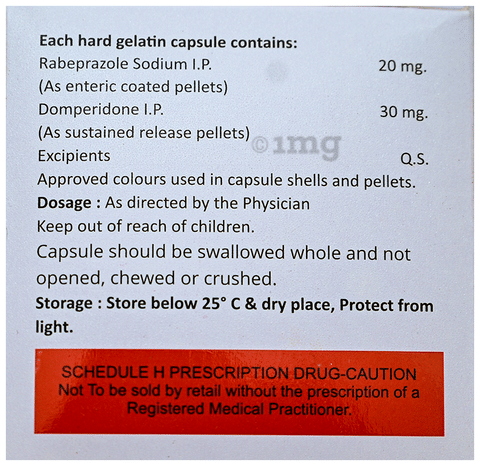 Buy Rabiz-D Capsule SR Online: View Uses, Side Effects, Price ...