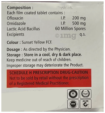 Buy Oflora-LB Tablet Online: View Uses, Side Effects, Price ...