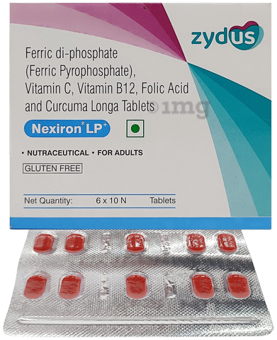 Nexiron LP Plus Tablet Gluten Free: Buy strip of 10.0 tablets at best ...