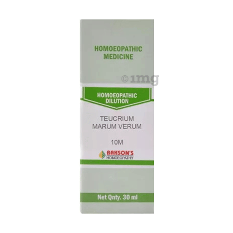 Bakson's Homoeopathy Teucrium Marum Verum Dilution 10M: Buy bottle of ...