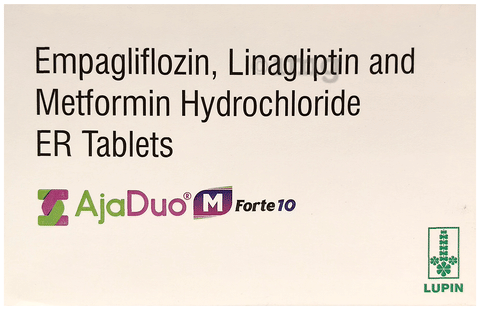 Buy Ajaduo M Forte 10 Tablet ER Online: View Uses, Side Effects, Price ...