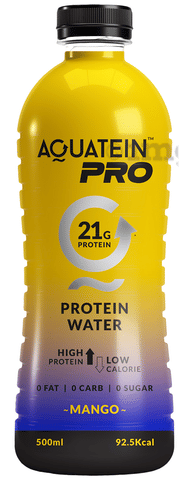 Aquatein Pro 21g Protein Water Mango No Added Sugar: Buy bottle of 500. ...