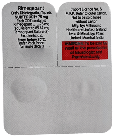 Buy Nurtec ODT Orally Disintegrating Tablet Online: View Uses, Side ...