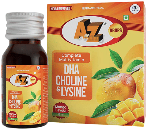 A to Z Multivitamin and Multimineral Oral Drops Mango: Buy bottle of 15 ...