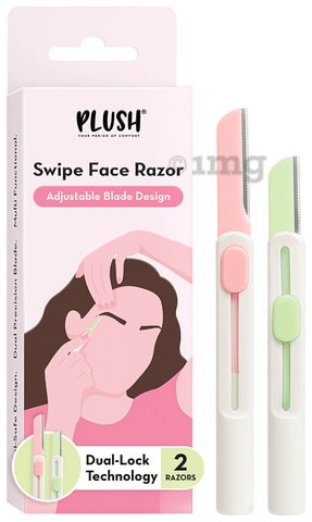 Plush Swipe Face Razor: Buy packet of 1.0 Unit at best price in India | 1mg