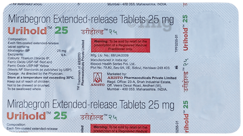 Buy Urihold 25mg Tablet ER Online: View Uses, Side Effects, Price ...