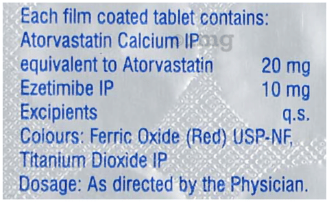 Buy Aztor EZ 20mg/10mg Tablet Online: View Uses, Side Effects, Price ...