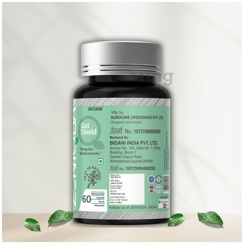 Zeniqua Gut Shield Capsule: Buy bottle of 60.0 capsules at best price ...