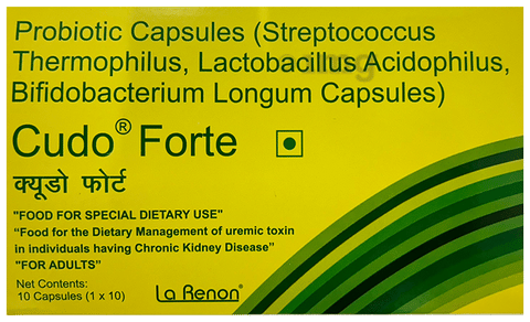 Buy Cudo Forte Probiotic Capsule for Gut Health Online: View Uses, Side ...