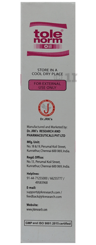 Dr. JRK Tolenorm Dr. Oil | For Vitiligo,Augments Pigmentation, Melanin ...