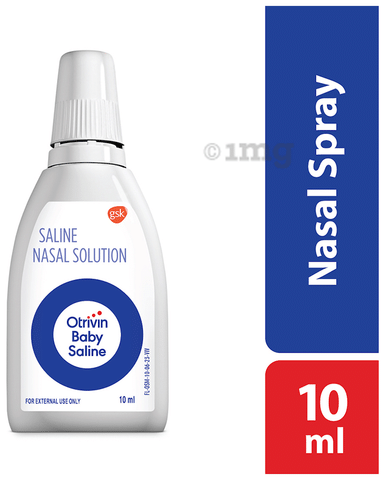 Otrivin Baby Saline Nasal Spray Buy bottle of 10.0 ml Nasal Solution at best price in India 1mg