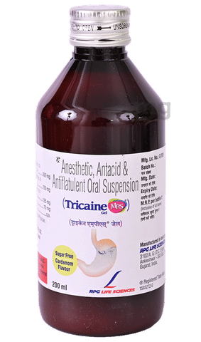 Buy Tricaine Mps Gel Cardamom Sugar Free Online: View Uses, Side ...