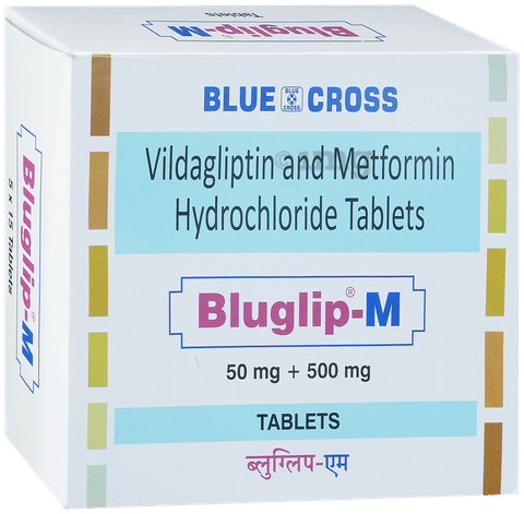 Buy Bluglip M 500mg/50mg Tablet Online: View Uses, Side Effects, Price ...