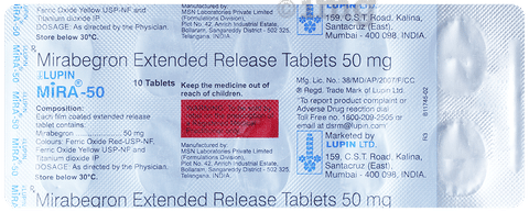 Buy Mira 50mg Tablet Online: View Uses, Side Effects, Price ...